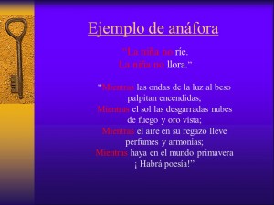 Ejemplos de anáfora